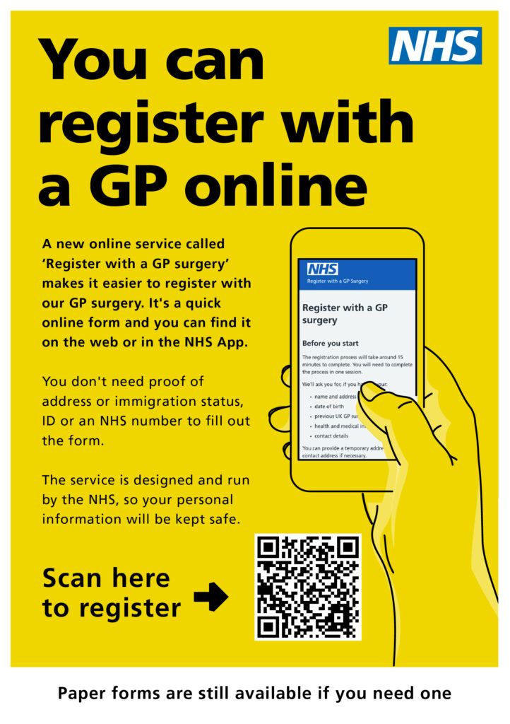 How to register – Audley Health Centre